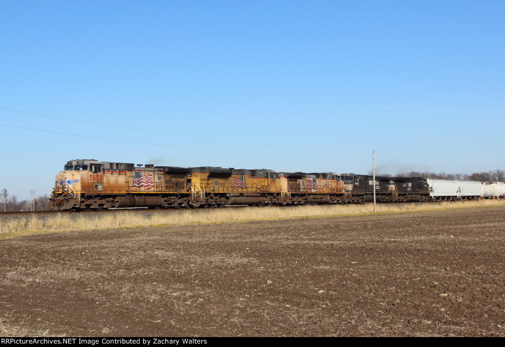 UP 5650 8390 5887 NS 9700 NS 9899